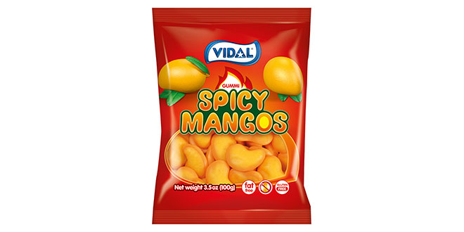 Vidal Candies - Gomitas rellenas con sabor a Mango