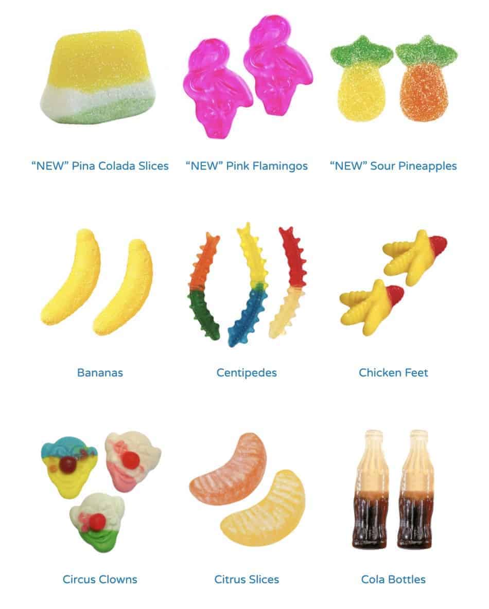Vidal Candies - Gomitas rellenas con sabor a Mango